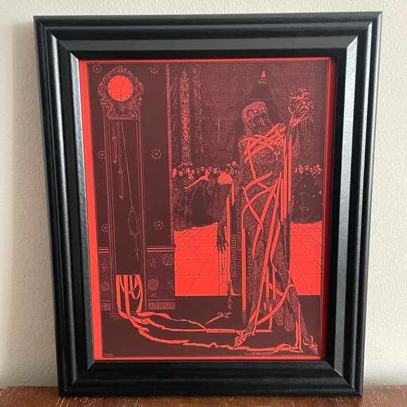Art | Masque Of The Red Death Edgar Allan Poe Framed Print 1x12 Harry ...